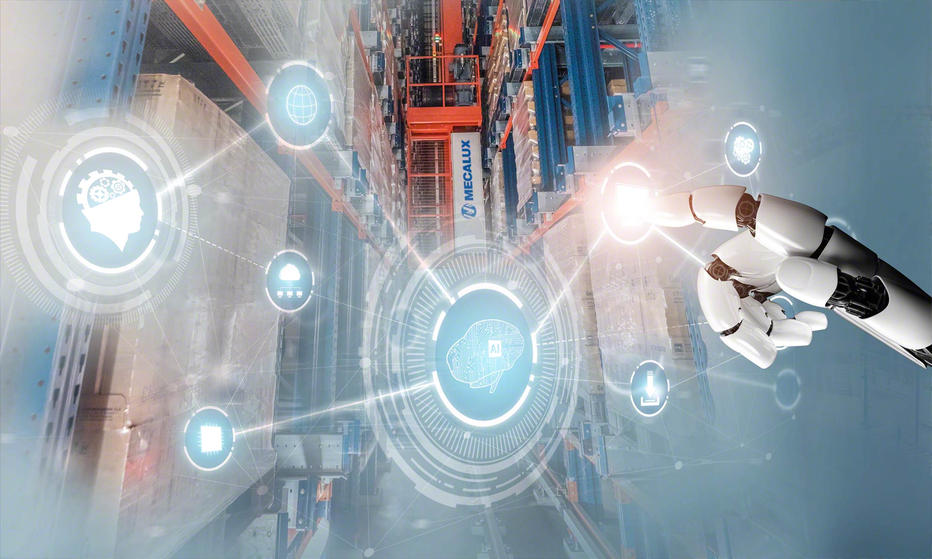 Logistics robots: automation in warehousing - Interlake Mecalux
