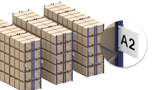 Pallet rack components and parts names - Interlake Mecalux
