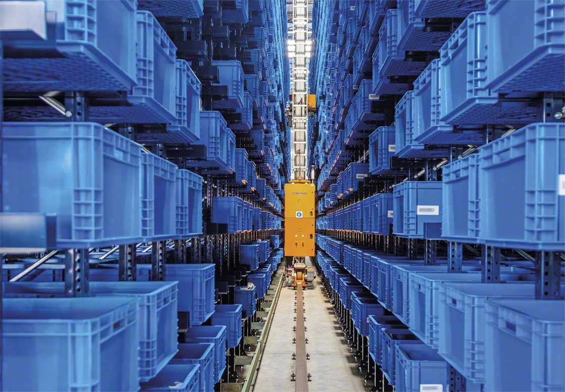 ASRS warehouse: safe loading and full autonomy - Interlake Mecalux