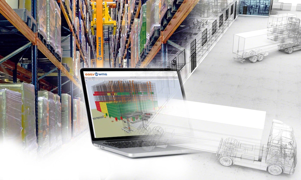 Warehouse simulation software - Interlake Mecalux