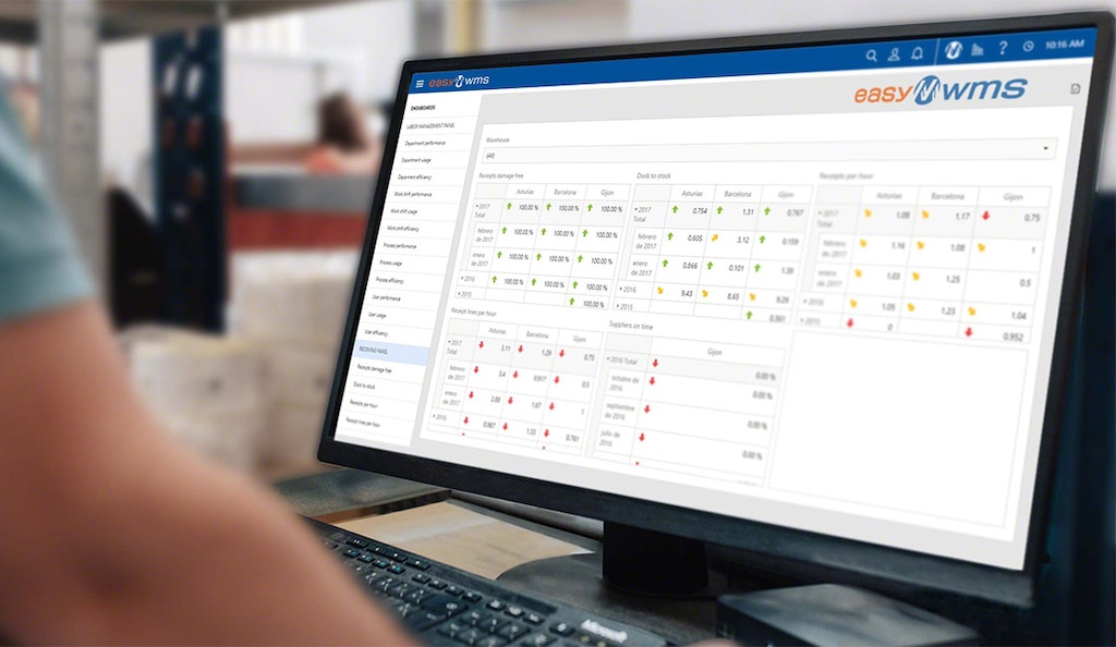 Web-based warehouse management software - Interlake Mecalux