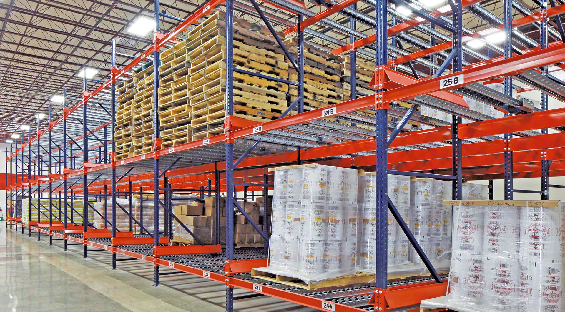 Pallet Flow Racks | Pallet Flow Racking - Interlake Mecalux