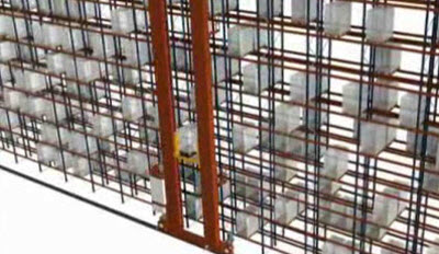 Push-back pallet racking animation | www.interlakemecalux.com