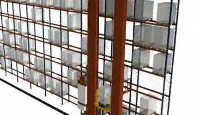 Push-back pallet racking animation | www.interlakemecalux.com