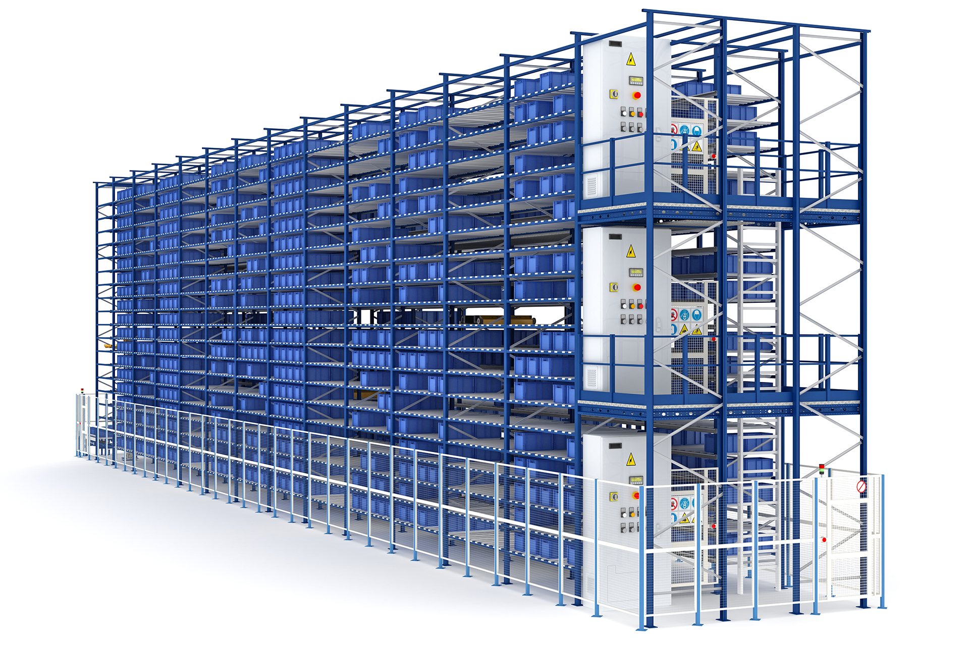 Shuttle System (automated storage solution for boxes) - Interlake Mecalux