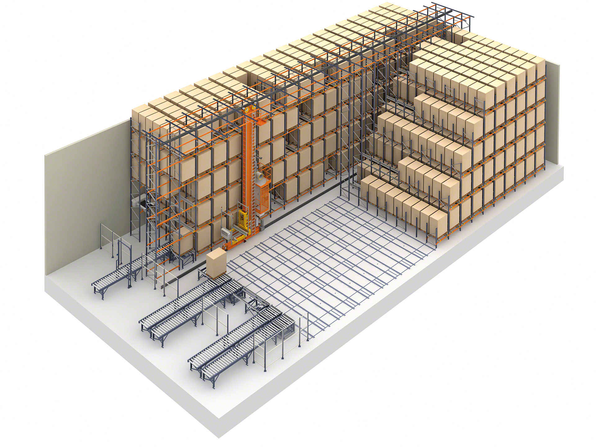 Automated Pallet Shuttle - Interlake Mecalux