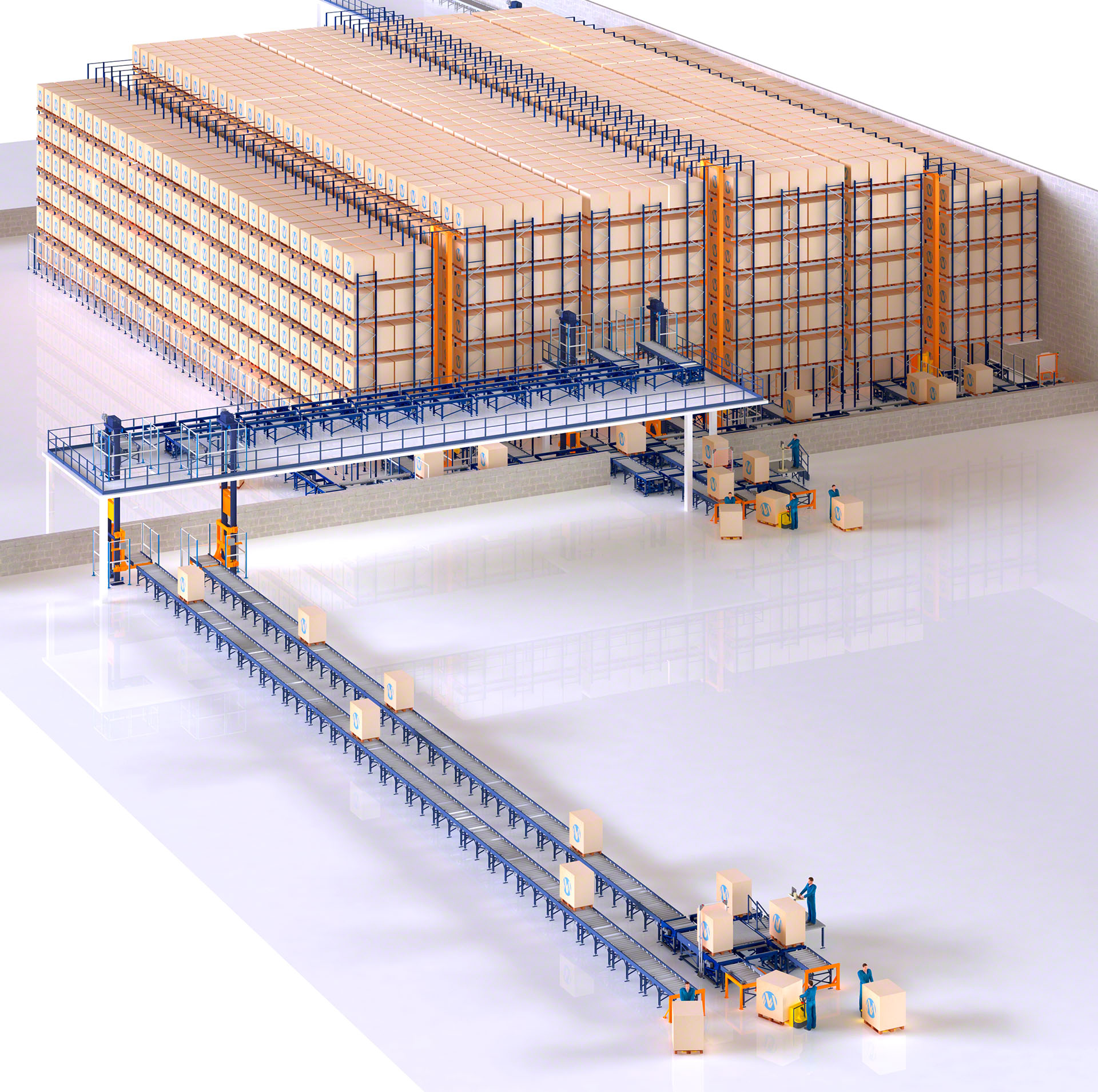 Automated Pallet Shuttle - Interlake Mecalux