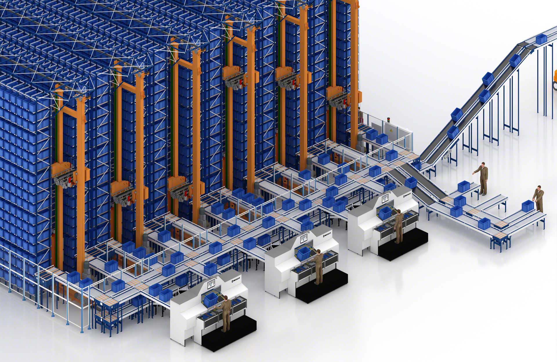 High-Performance Pick Station - Interlake Mecalux