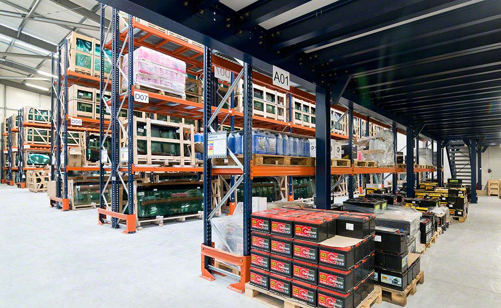 Motores: warehouse for car spare parts - Interlake Mecalux