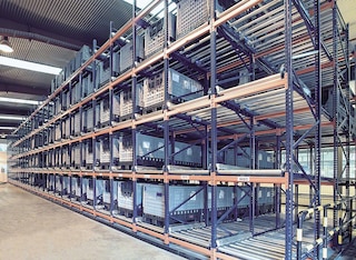 Pallet Flow Racks | Pallet Flow Racking - Interlake Mecalux