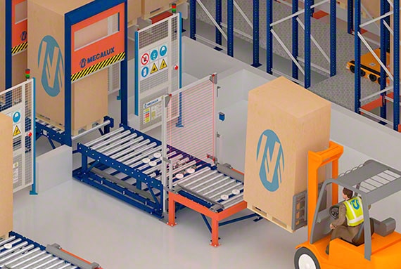 3D Automated Pallet Shuttle - Interlake Mecalux