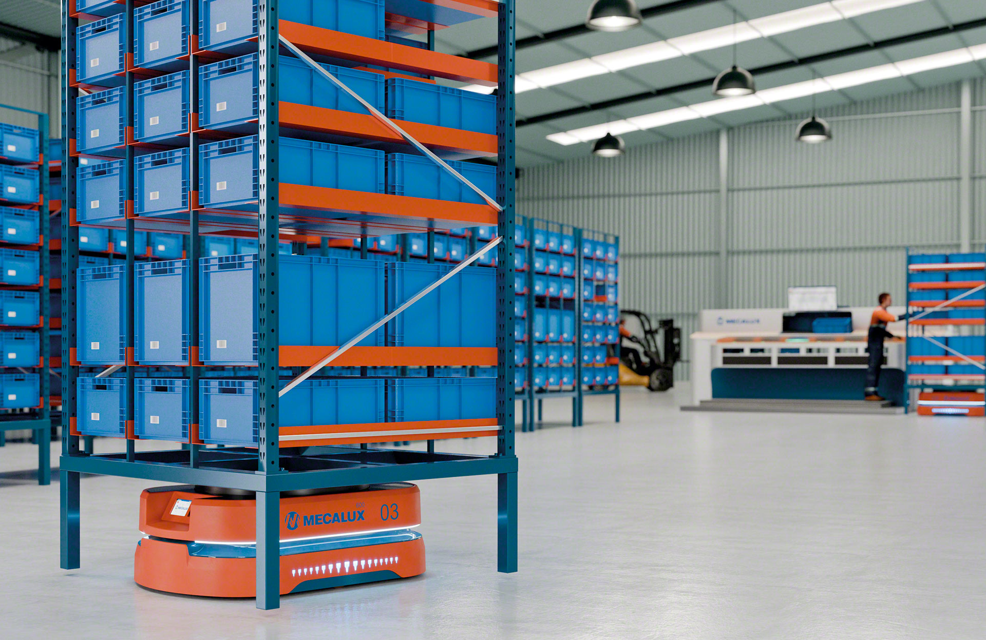 Autonomous Mobile Robots (AMRs) - Interlake Mecalux