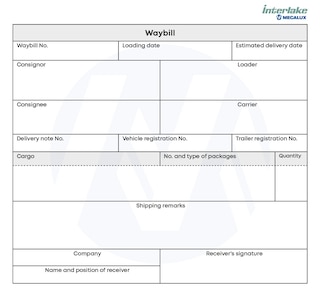 Waybill: Meaning and example - Interlake Mecalux