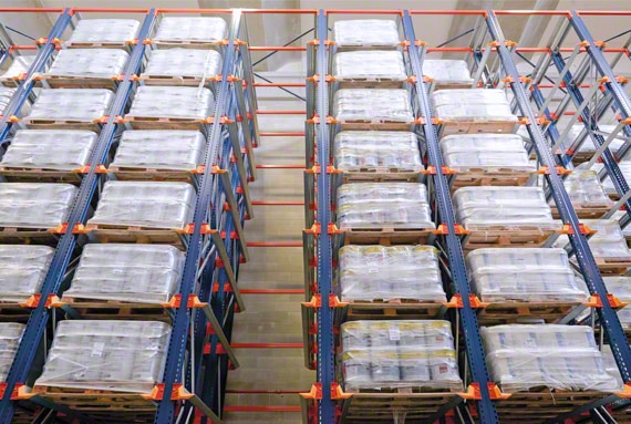 Drive-In/Drive-Through Pallet Racking System