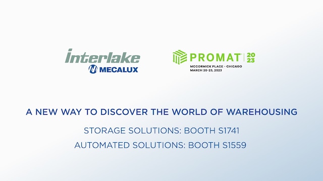 Interlake Mecalux to attend the ProMat 2023 - Interlake Mecalux