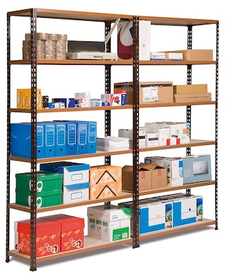 Boltless Shelving | Rivet Shelving - Interlake Mecalux
