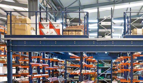 Mezzanine Floor Racking Systems - Interlake Mecalux