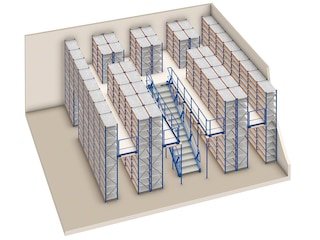 Wide Span Shelving | Wide Span Storage Racks - Interlake Mecalux