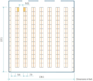 Pallet rack capacity comparison - Interlake Mecalux